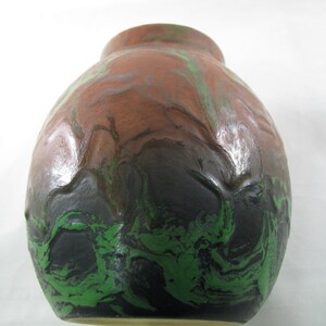 WELLER Pottery GREORA VASE Ca 1930's Stunning Bulbous Vase With Green ...