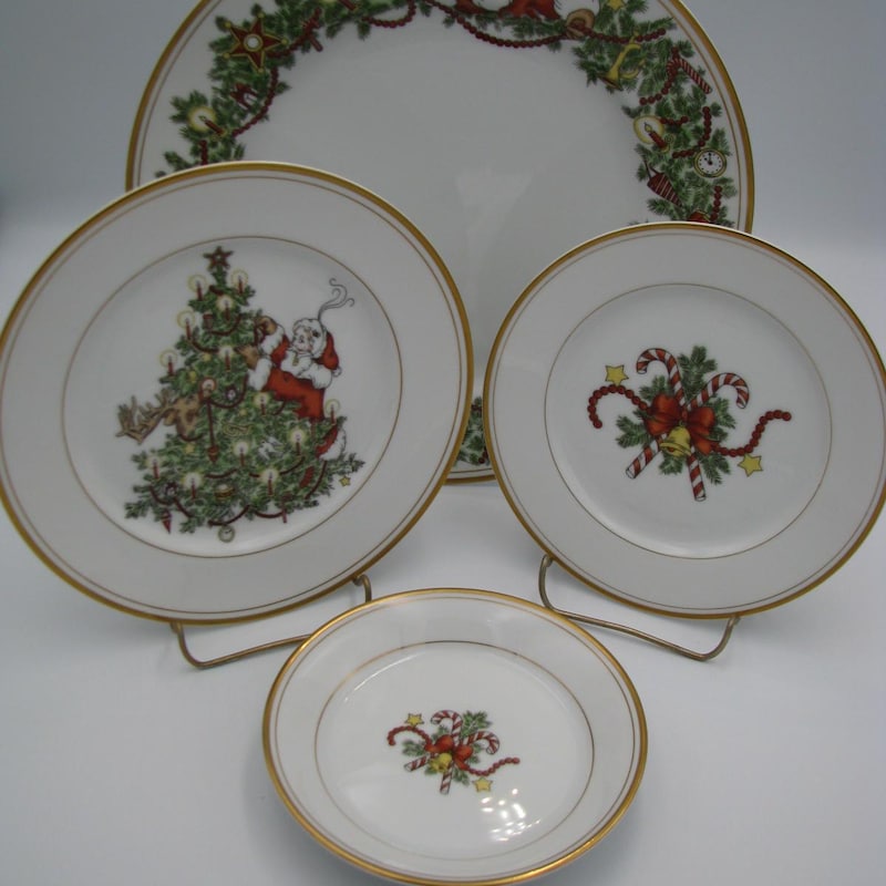 Fitz Floyd Santa Serving - Etsy