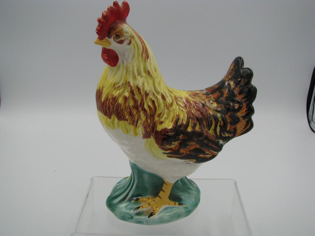 Vintage Lefton Rooster 8" Tall #2396 With Original Label Great Vintage ...