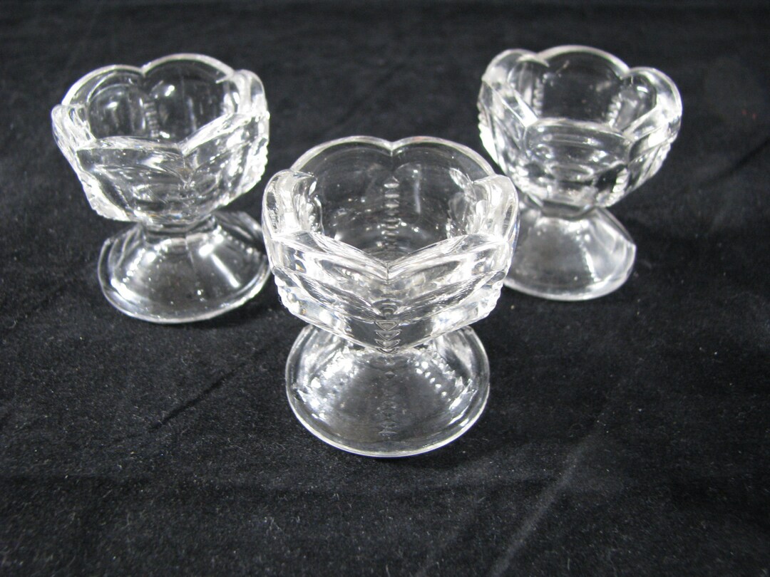 Antique Salt Dips Set of 3 Made by the Westmoreland Specialty Co No205 ...