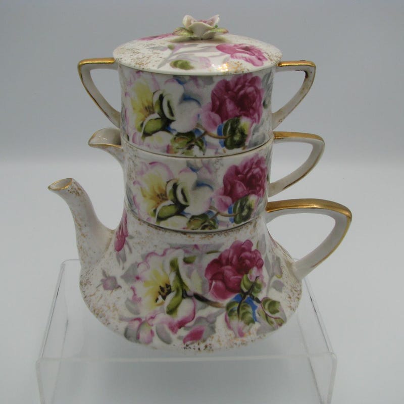 Stacked Teapot - Etsy