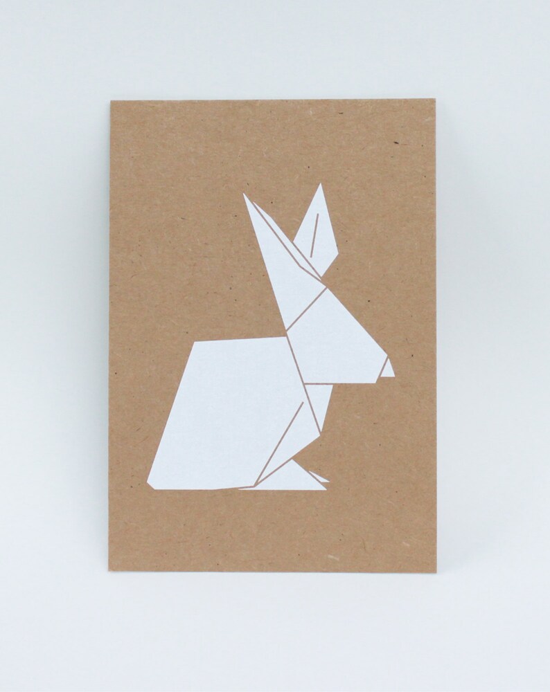 Post Cards Greeting Cards With Origami Designs - Etsy