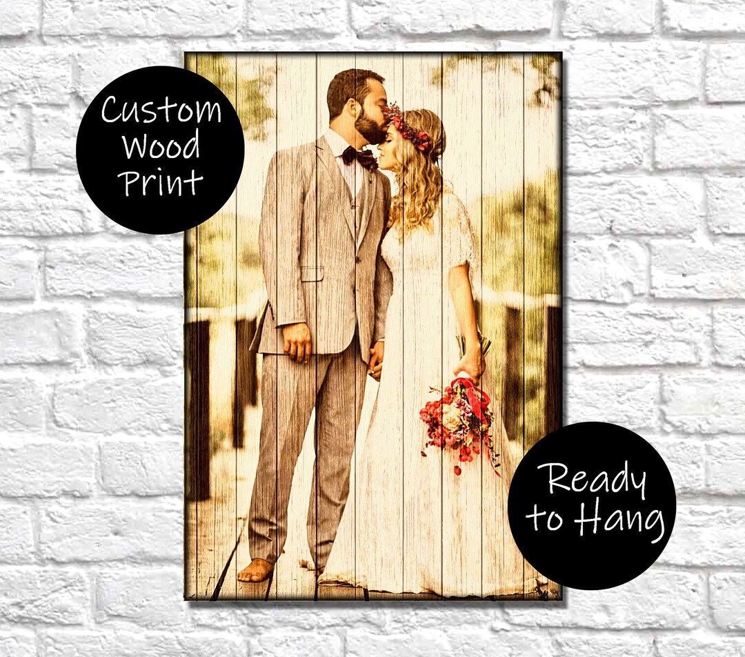 Custom Couple Portrait, Photo Wedding Gifts for the Couple Gift ...
