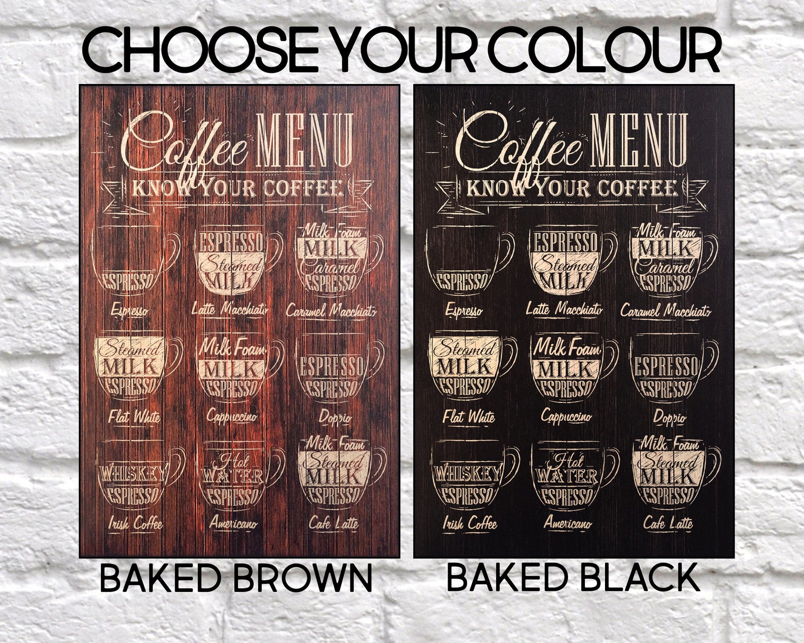 Coffee Signs for Kitchen Wall Art Rustic Wood Decor Coffee Bar - Etsy