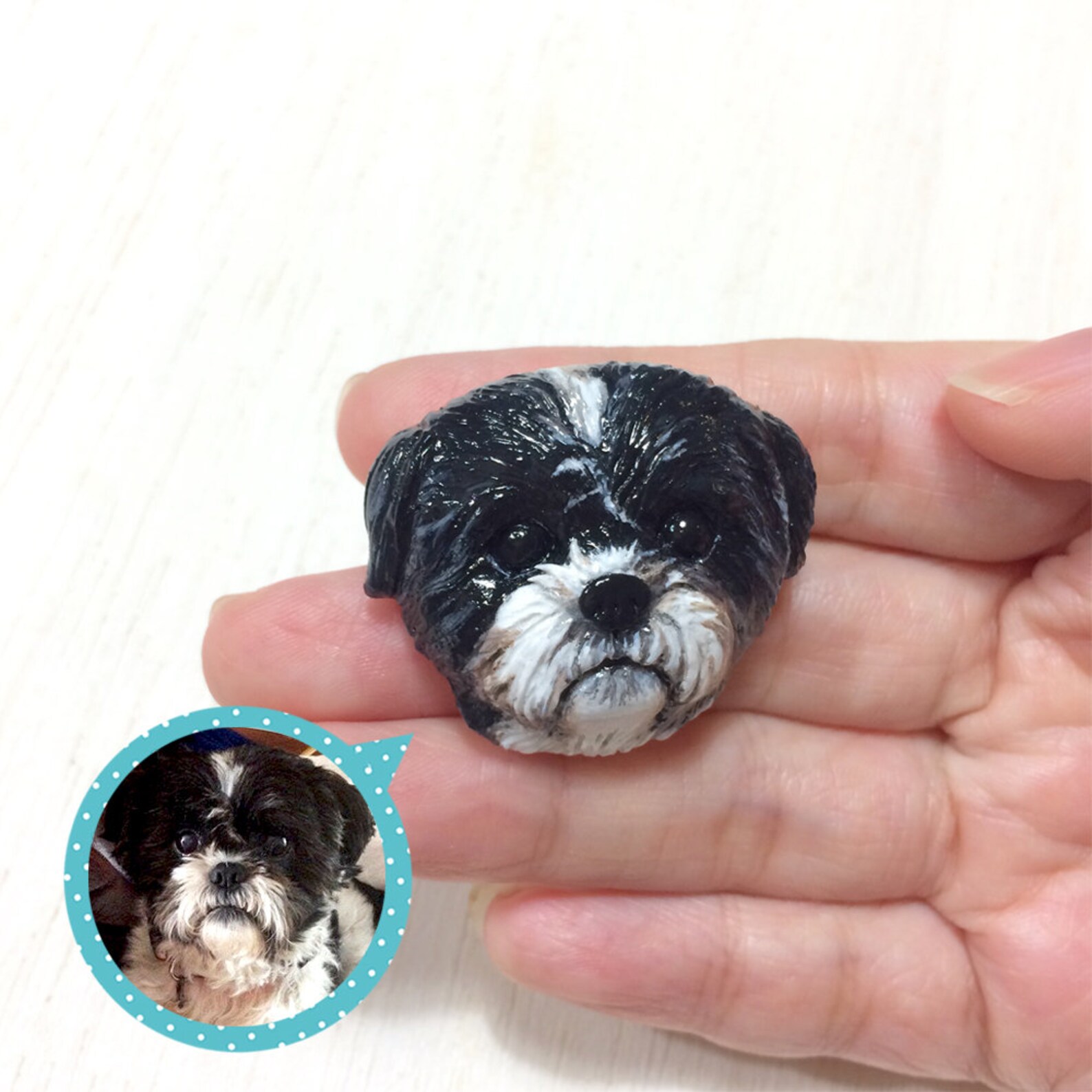 Custom Dog Portraits Brooch Custom Dog Brooch Dog Portrait | Etsy