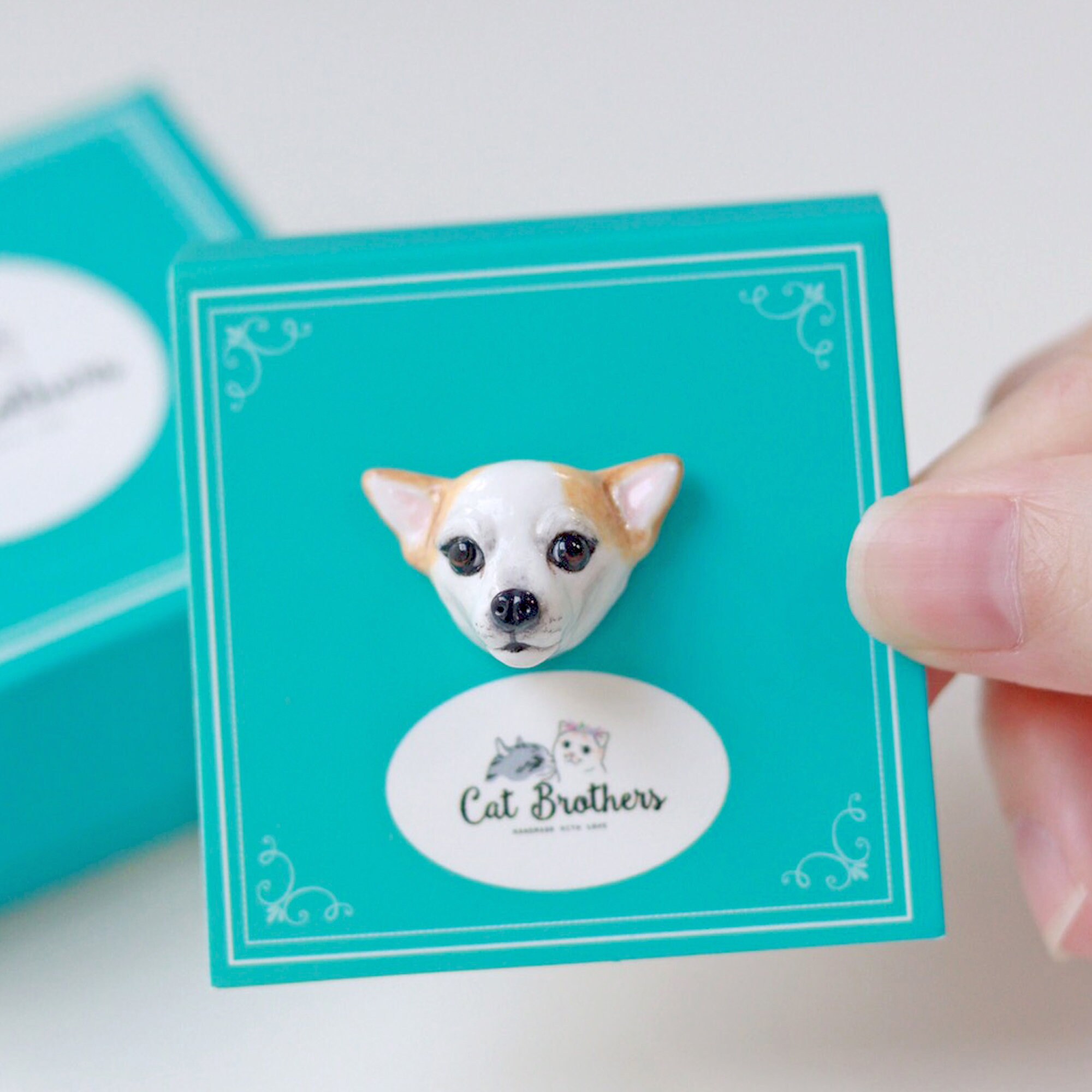 Custom Dog Portrait Pin Custom Dog Pin Custom Dog Face Pin | Etsy