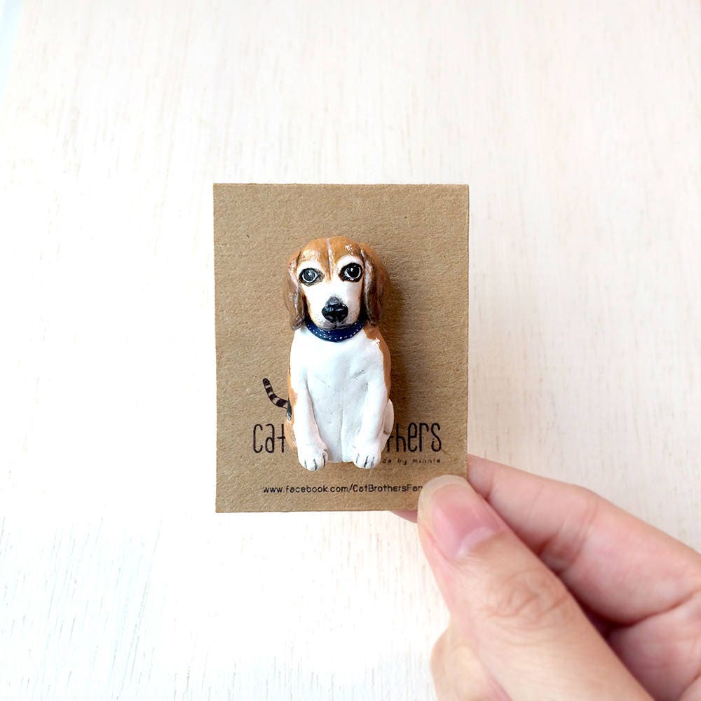Custom Dog Portraits Brooch Full Body Custom Dog Brooch - Etsy