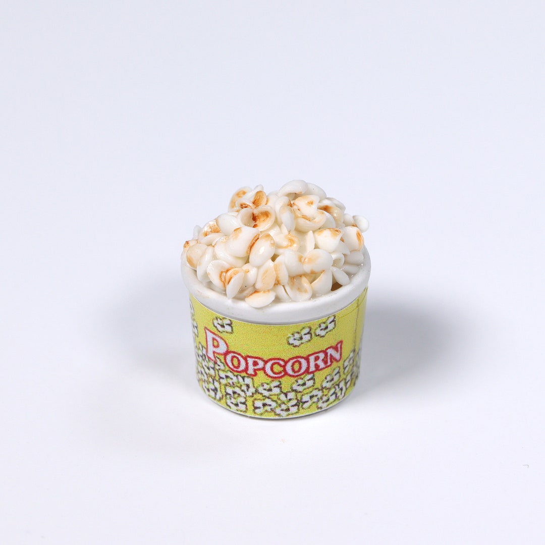 Miniature Popcorn in Bucket, Mini Popcorn Bucket, Tiny Popcorn Bucket ...