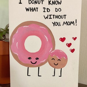 Greeting Card, Hand Painted, Mother’s Day, Father’s Day, Food Pun Card ...