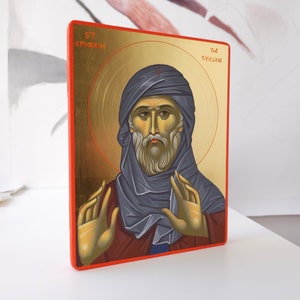 Saint Ephrem the Syrian,byzantine Icon,orthodox Icon,iconography ...