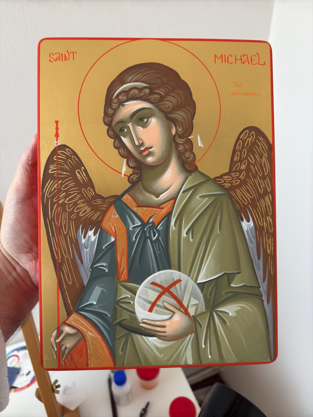 Saint Michael,byzantine Icon,orthodox Icon,iconography,hand Painted ...