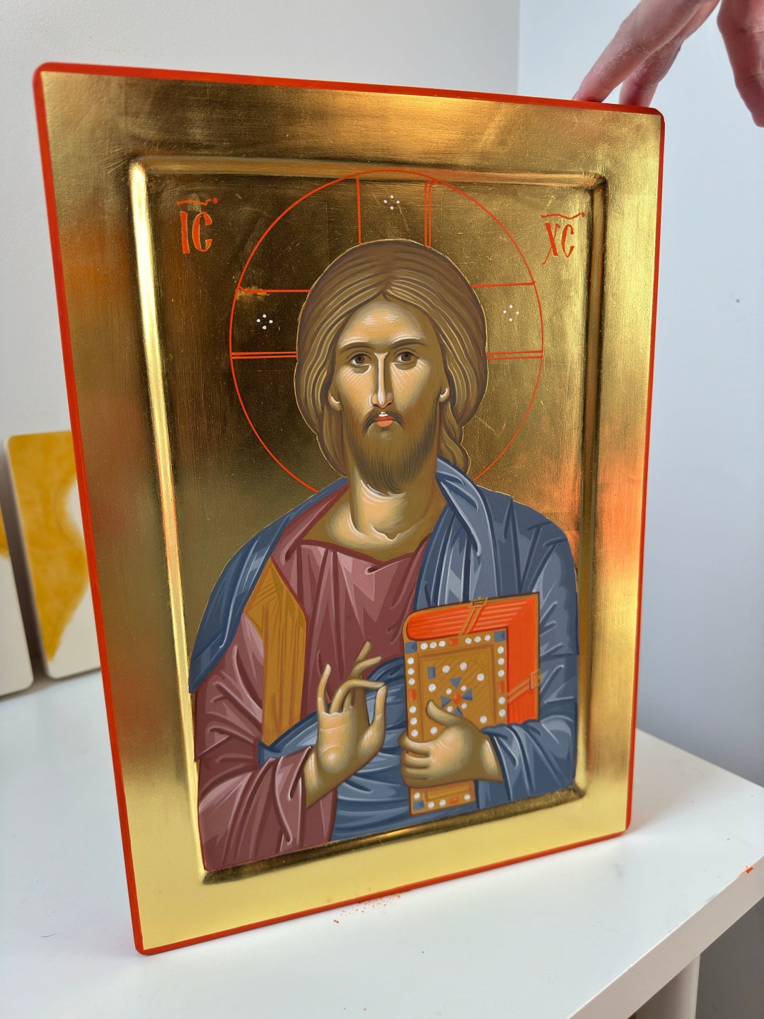 Jesus Christ Icon,pantocrator,byzantine Icon,orthodox Icon,iconography ...