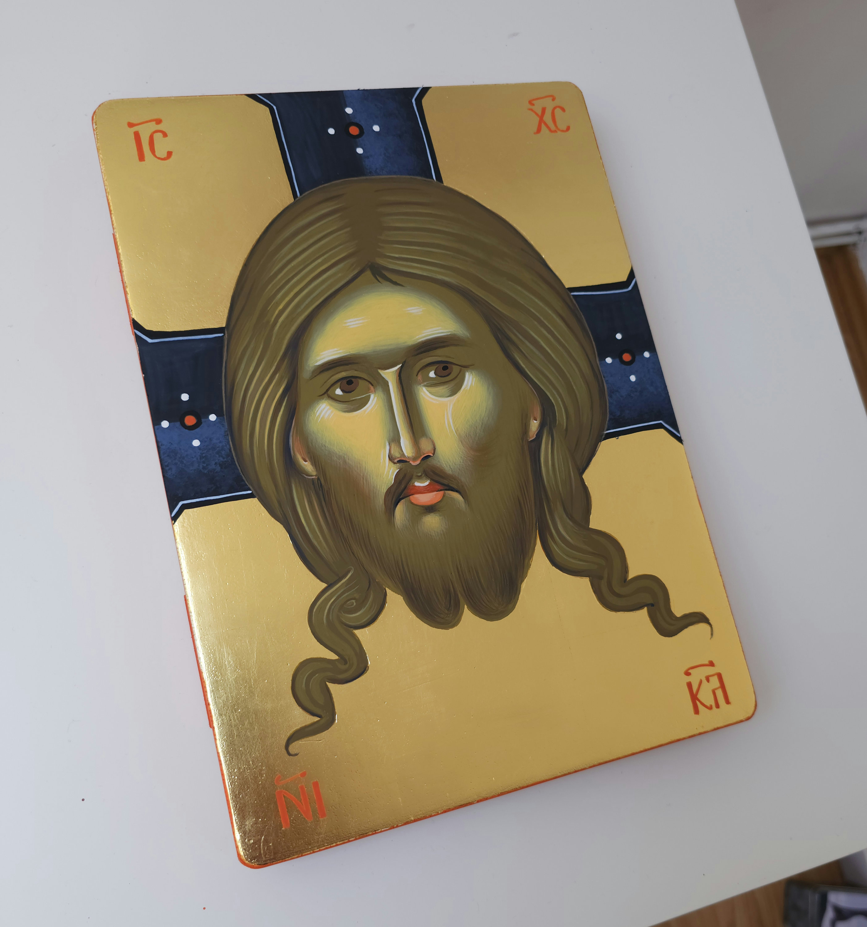 Jesus Christus-Ikone, byzantinische Ikone, äthiopische Ikone, Ikonographie, handgemalte Ikonen ...