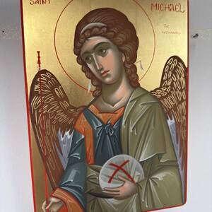 Saint Michael,byzantine Icon,orthodox Icon,iconography,hand Painted ...