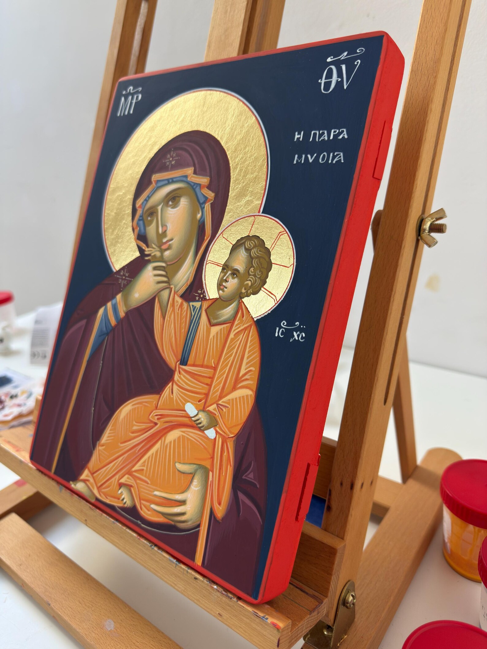 Paramythia,mother of God,byzantine Icon,orthodox Icon,iconography,hand ...