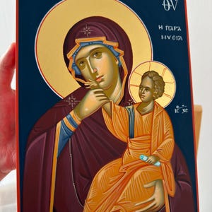 Paramythia,mother of God,byzantine Icon,orthodox Icon,iconography,hand ...