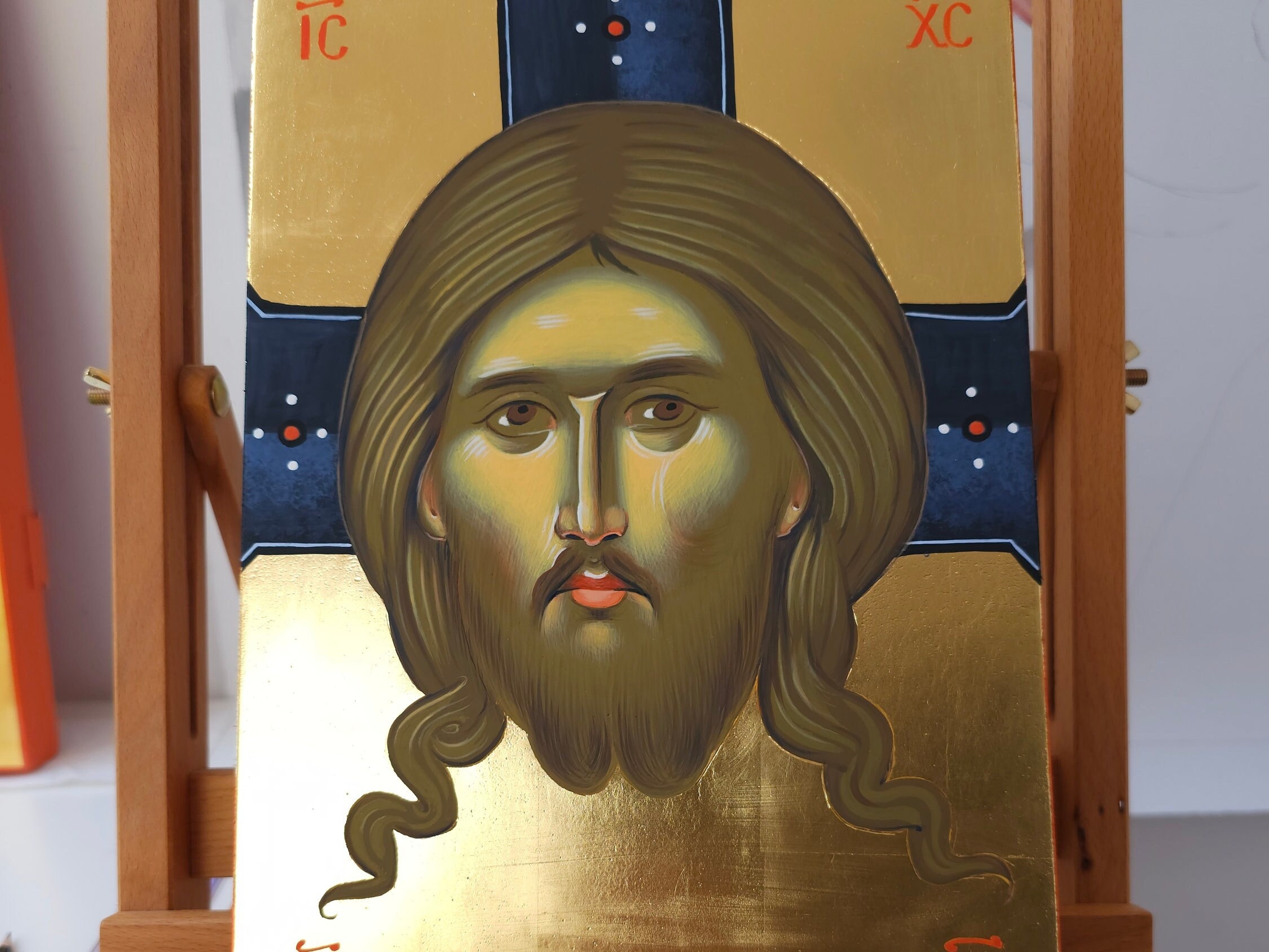 Jesus Christus-Ikone, byzantinische Ikone, äthiopische Ikone, Ikonographie, handgemalte Ikonen ...
