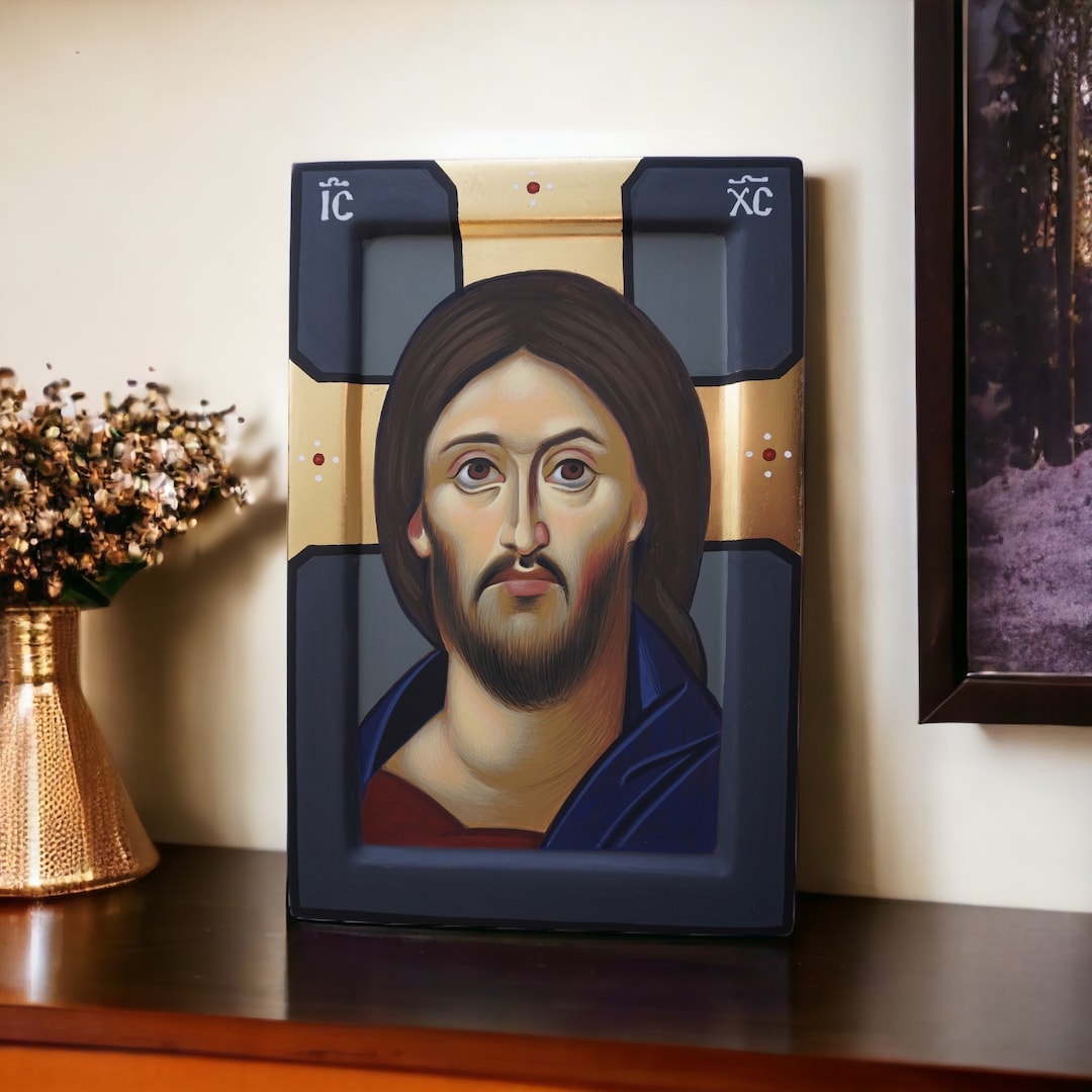 Jesus Christ Sinai Icon,pantocrator,byzantine Icon,orthodox Icon ...