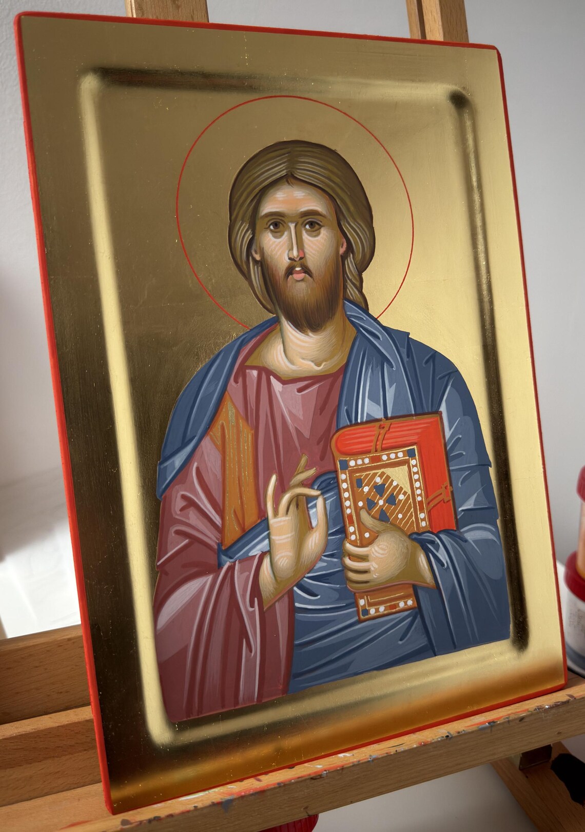 Jesus Christ Icon,pantocrator,byzantine Icon,orthodox Icon,iconography ...