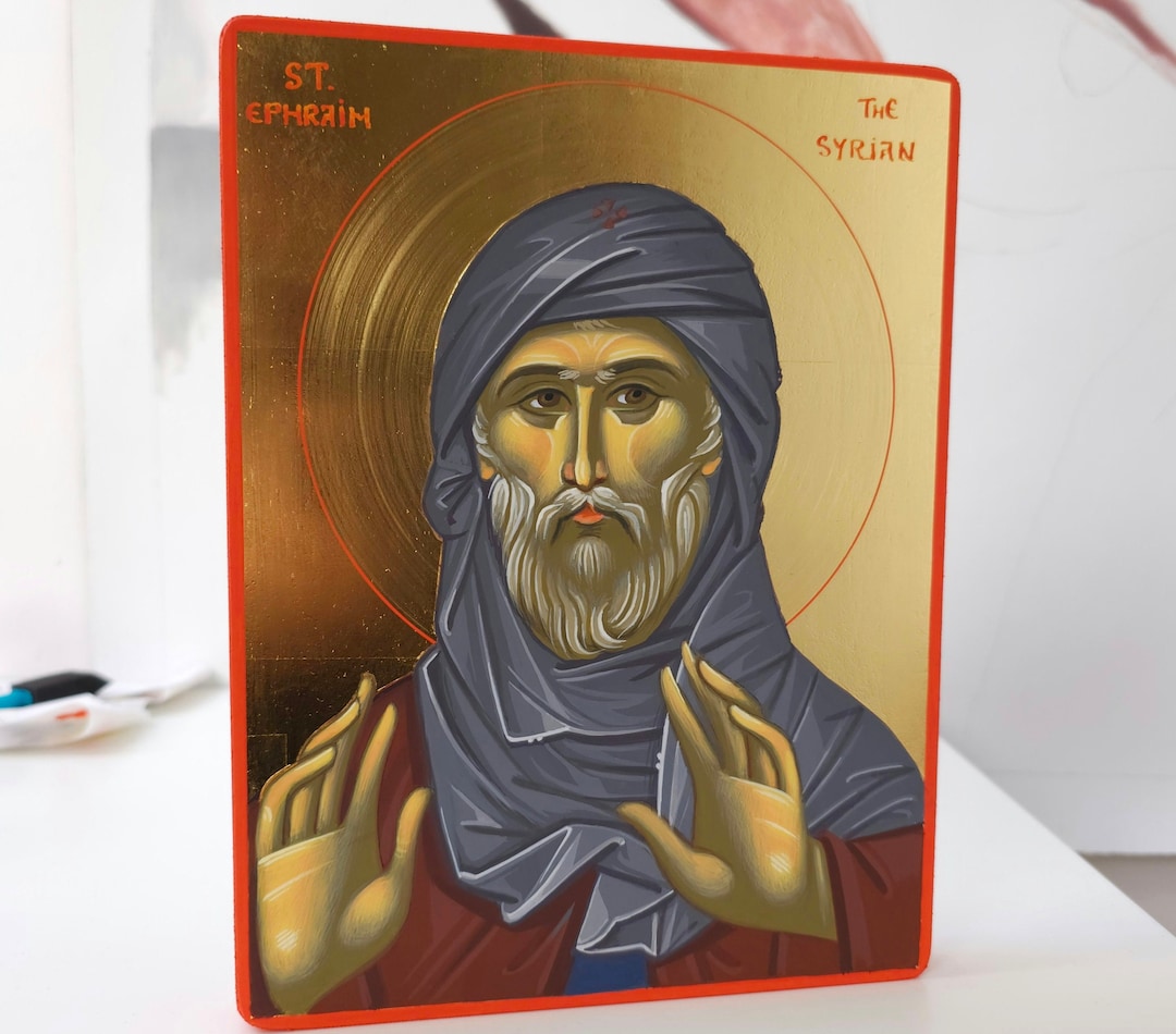 Saint Ephrem the Syrian,byzantine Icon,orthodox Icon,iconography ...