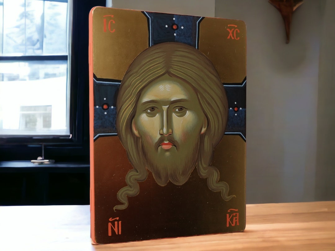 Jesus Christus-Ikone, byzantinische Ikone, äthiopische Ikone, Ikonographie, handgemalte Ikonen ...