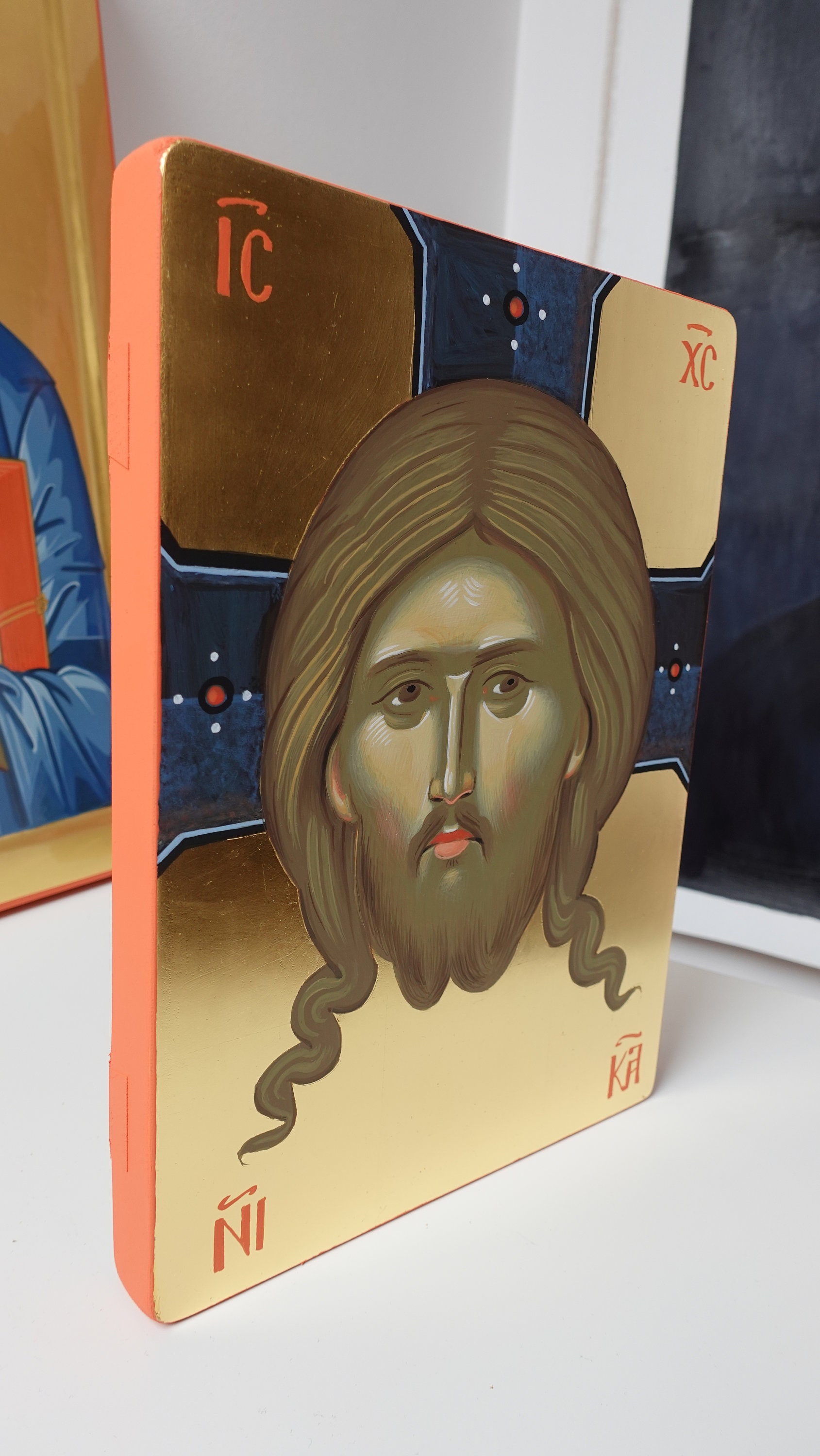 Jesus Christus-Ikone, byzantinische Ikone, äthiopische Ikone, Ikonographie, handgemalte Ikonen ...