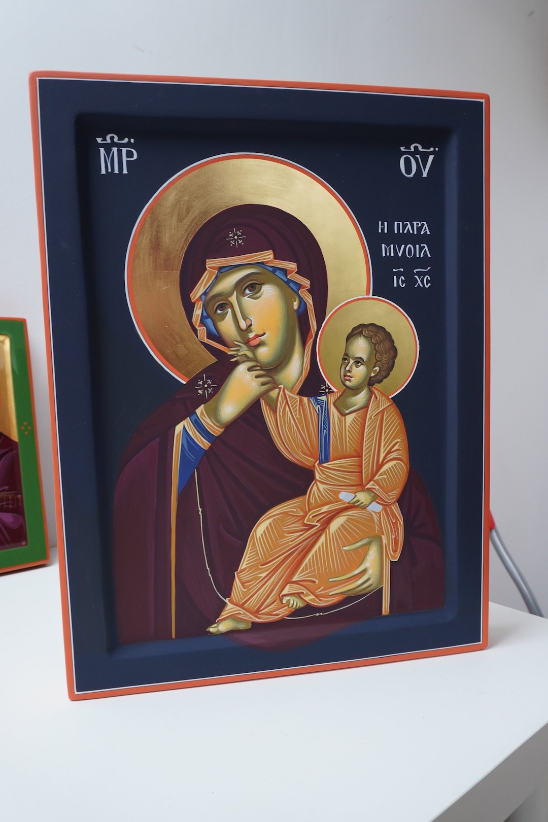 Mother of God,paramythia,jesus Christ,byzantine Icon,orthodox Icon ...