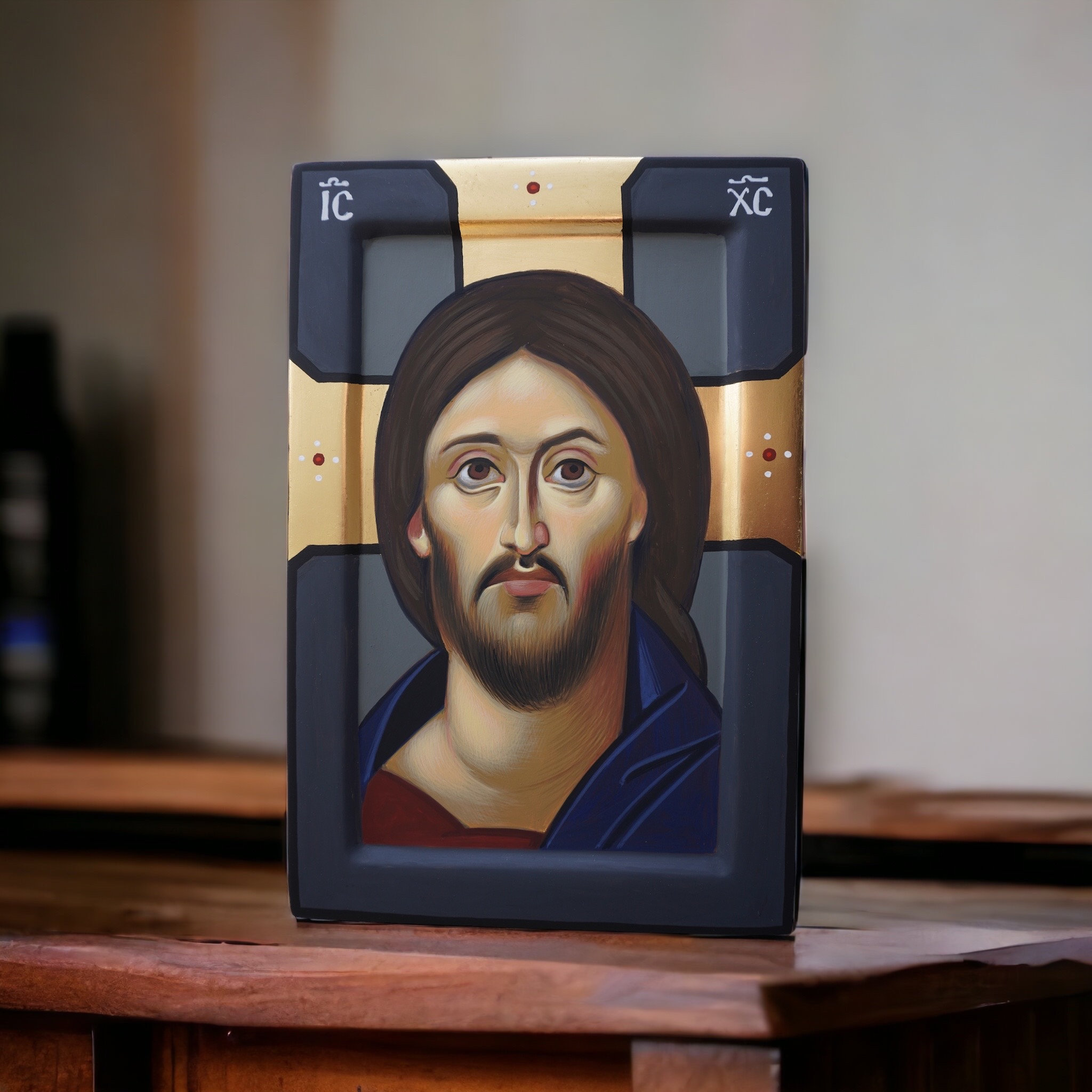 Jesus Ikone vom Berg Sinai Jesus Christus Ikone - Etsy.de