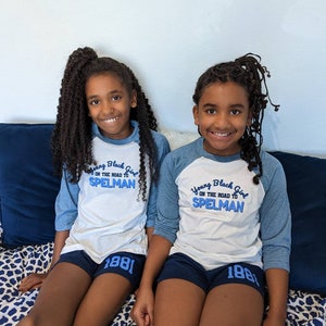 Young Black Girl on the Road to Spelman. Spelman Apparel. HBCU Kids ...