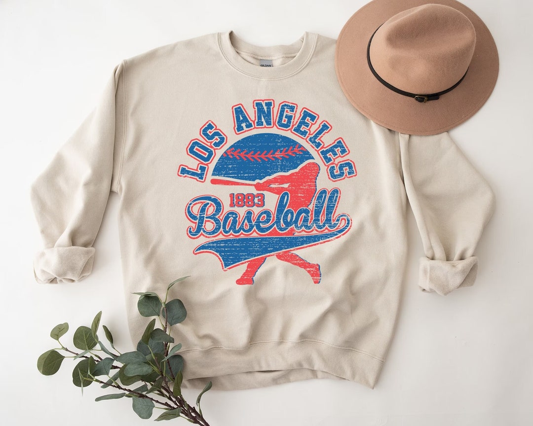 Vintage Bootleg 90s MLB Los Angeles Baseball Sweatshirt, Los Angeles ...