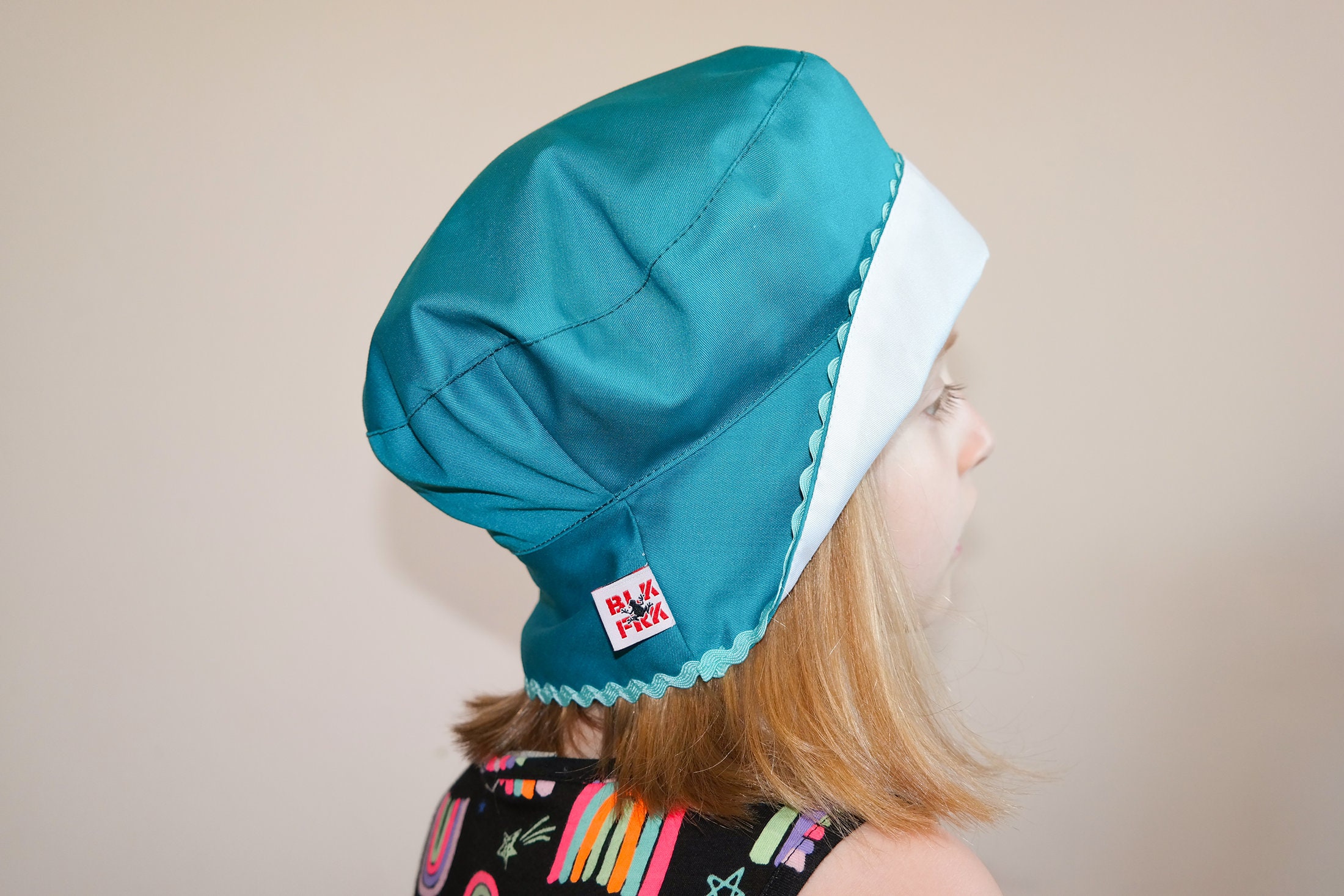 Kids Cotton Sun Hat Turquoise/aruba Blue Toddler Sun Hat - Etsy