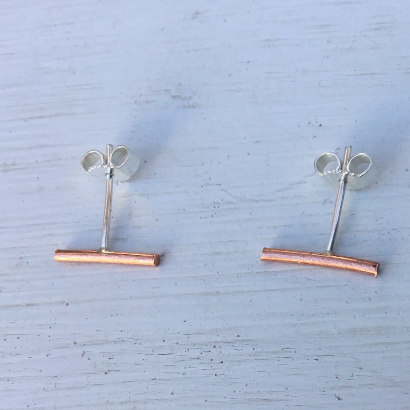 Copper Earrings - Etsy