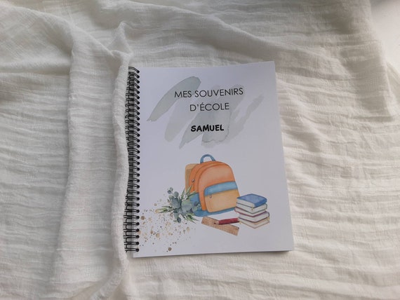 CAHIER SOUVENIRS SCOLAIRE livre souvenirs d'école à - Etsy Canada