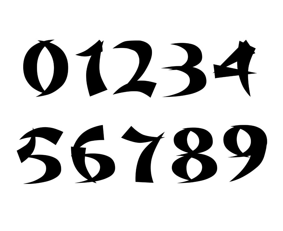 Karate Font Vectors Alphabet Cutting Files. - Etsy