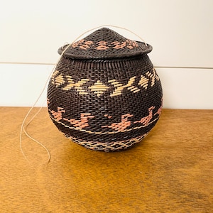 Ye'kuana - Yekuana Aboriginal Handmade Basket Aprox 6 Inches - Etsy