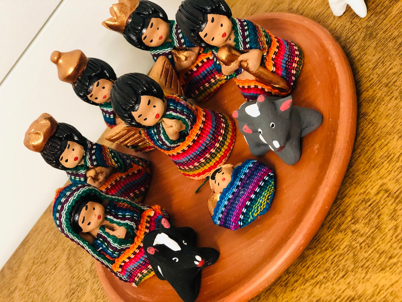 Clay Nativity Guatemala Mayan Nativity Set 12 . Handmade in - Etsy