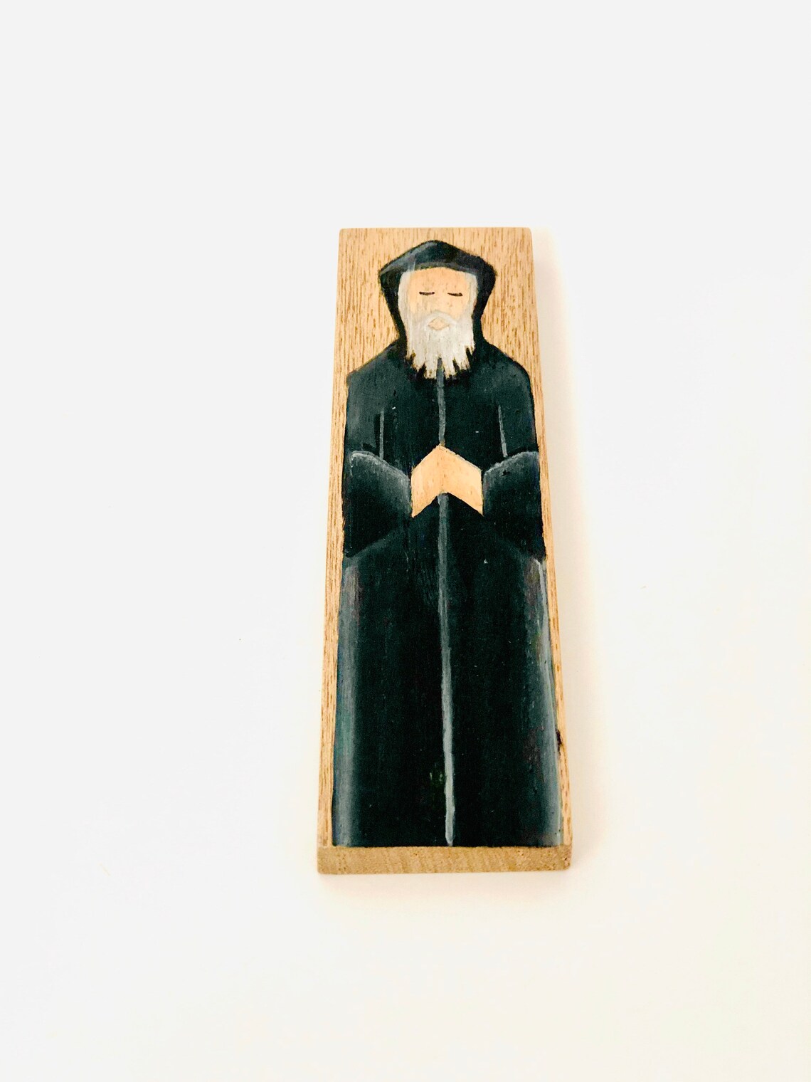 Mini Retablo Saint Charbel Hand Painted in Venezuela | Etsy