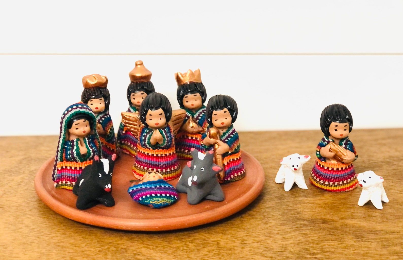 Clay Nativity Guatemala Mayan Nativity Set 12 . Handmade in - Etsy