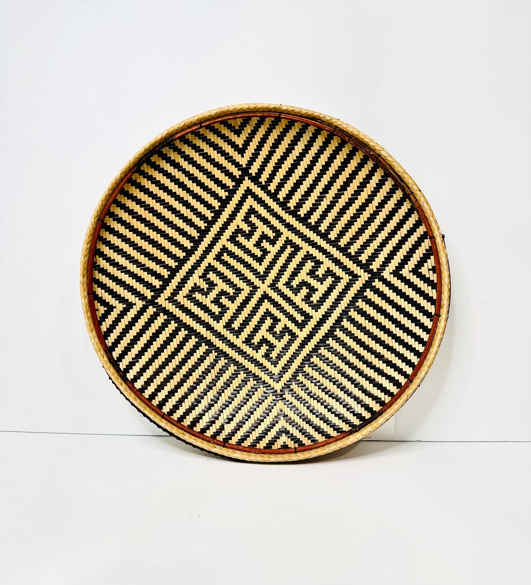 Wapa Yekuana - Round From Venezuelan Amazon 12 Inches Aprox - Etsy