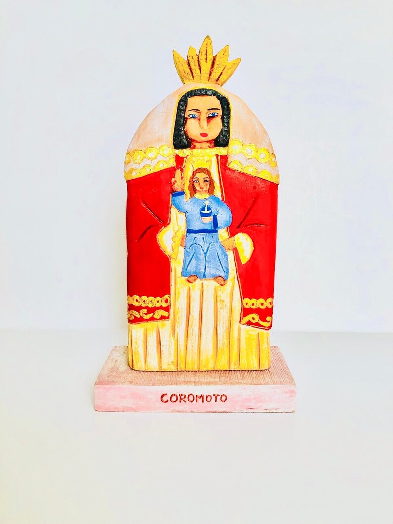 Virgen de Coromoto Our lady of Coromoto Wooden Hand Carved | Etsy