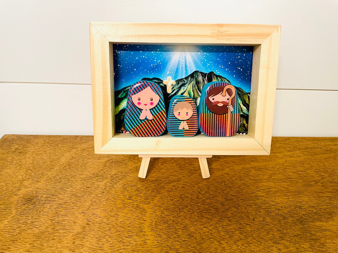 Handmade Nativity Scene in a Box: Venezuelan Folk Art - Etsy