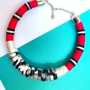 Red Snake Necklace Python Jewelry Serpent Necklace Snake - Etsy