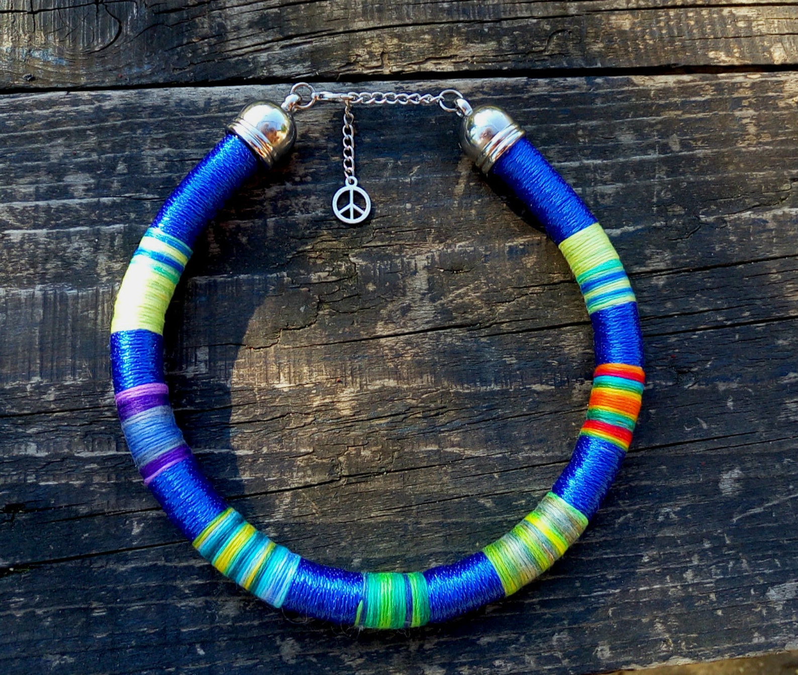 Neon Necklace for Women Neck Ring Necklace Colorful - Etsy