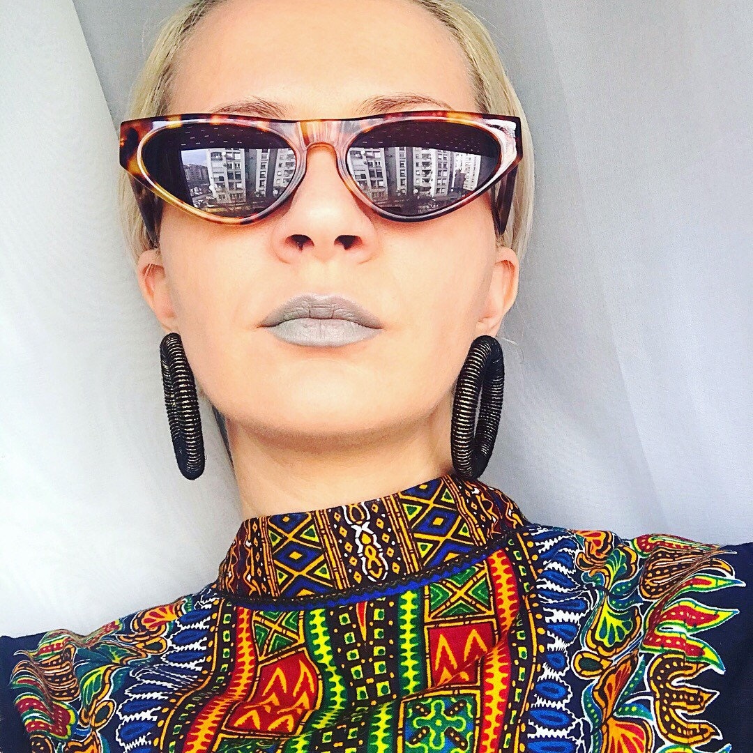 African Earrings Tribal Earrings Large Earrings Black - Etsy