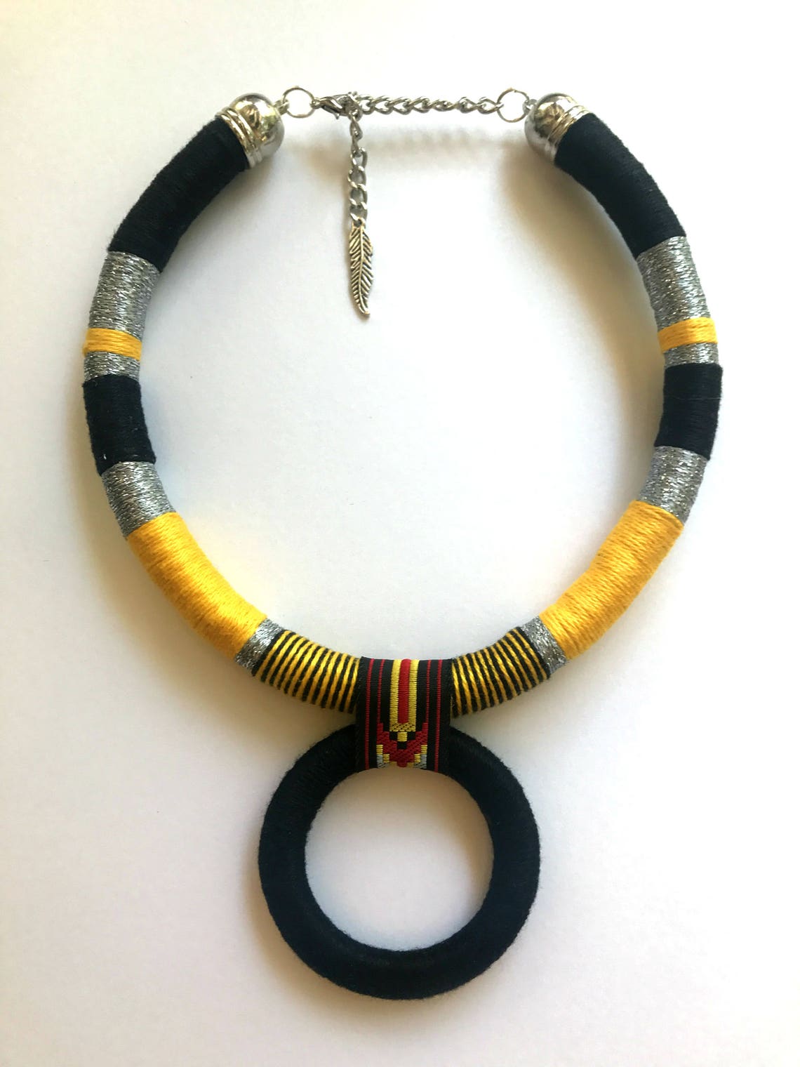 Tribal Choker Rope Necklace Statement Necklace Choker | Etsy