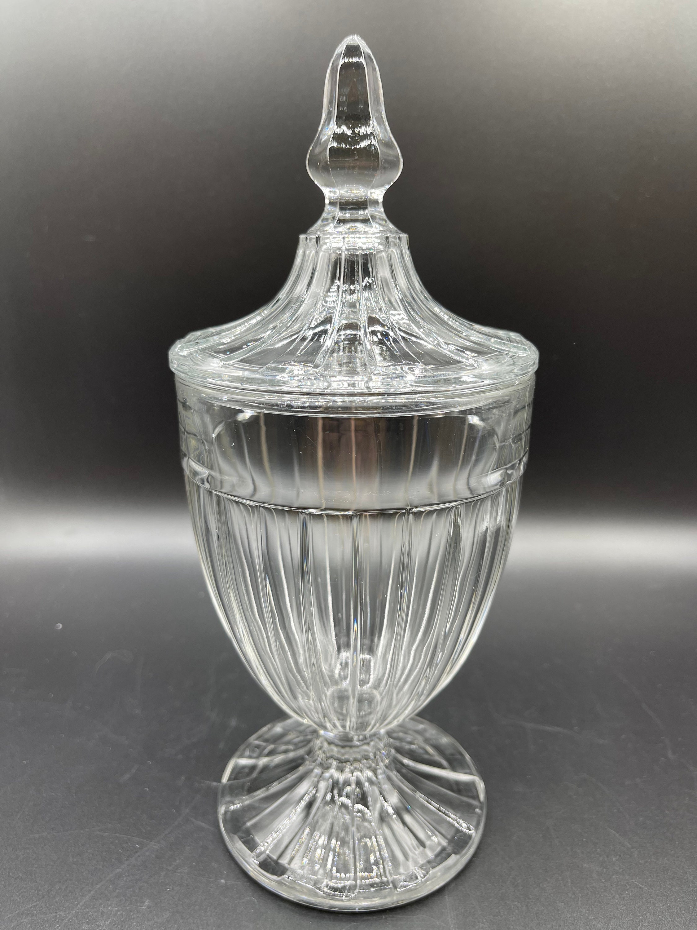 Vintage Candy Jar Heisey Recessed Panel in Crystal - Etsy