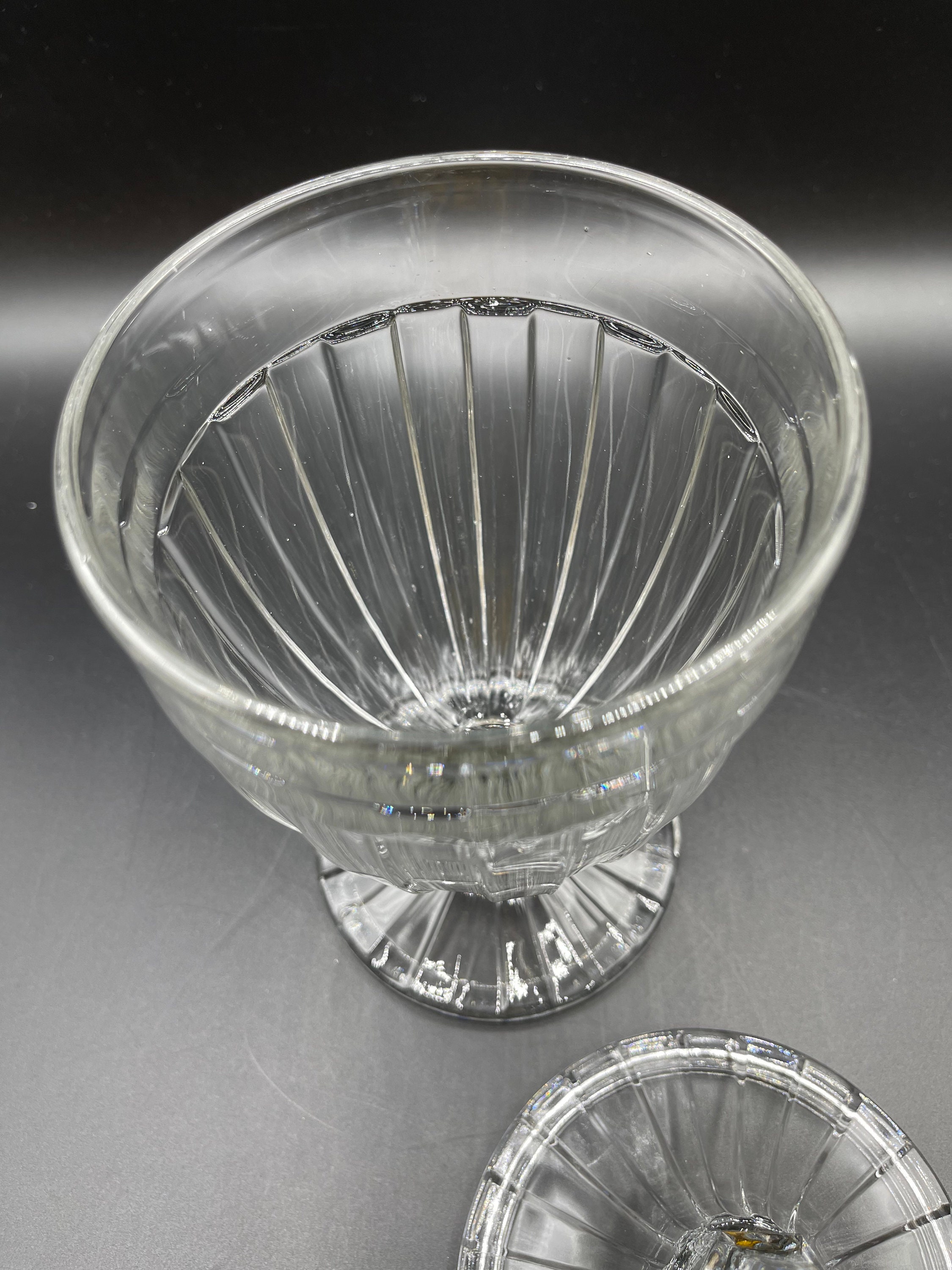 Vintage Candy Jar Heisey Recessed Panel in Crystal - Etsy