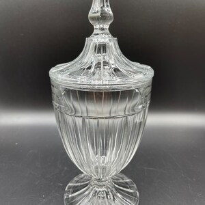 Vintage Candy Jar Heisey Recessed Panel in Crystal - Etsy