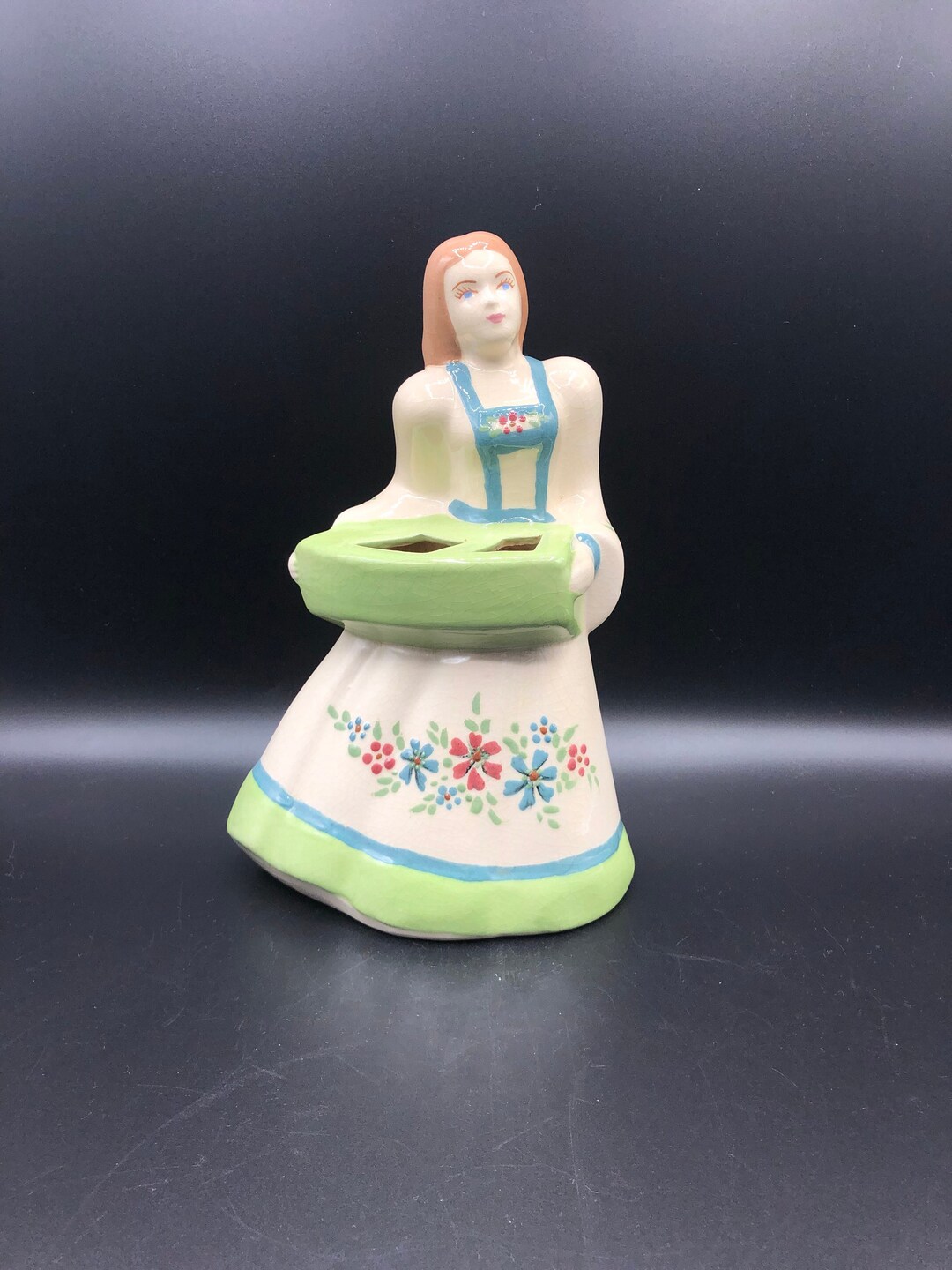 Vintage Figurine Planter - Weil Ware California Pottery - - Etsy