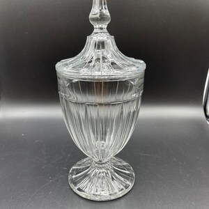 Vintage Candy Jar Heisey Recessed Panel in Crystal - Etsy